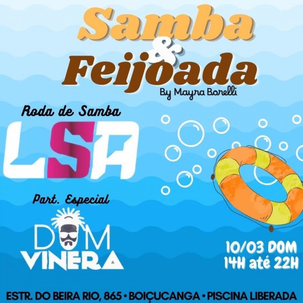 Samba & Feijoada em São Sebastião - Sympla