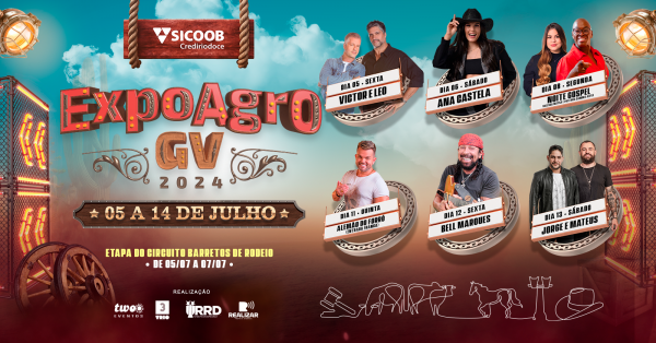 EXPOAGRO GV 2024 em Governador Valadares - Sympla