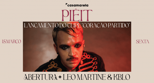 Casamarela apresenta Piêit + Léo Martine & KBLO em Goiânia - Sympla