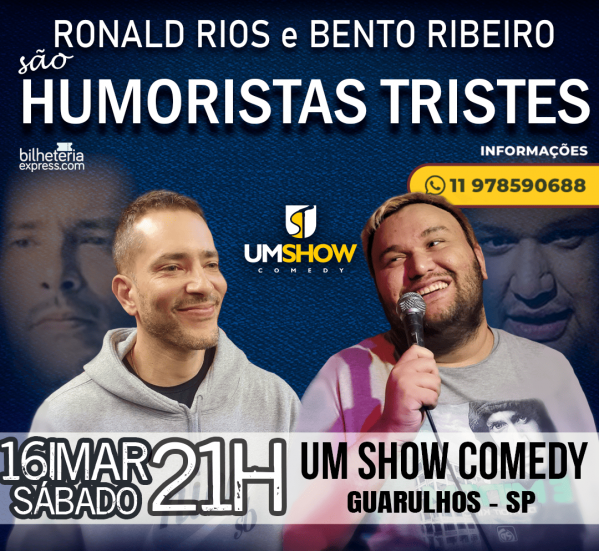 RONALD RIOS E BENTO RIBEIRO EM GUARULHOS em Guarulhos - Sympla