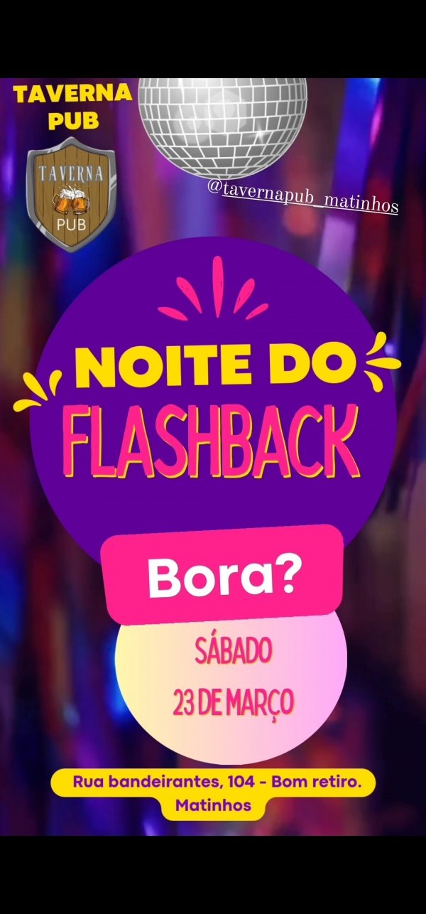 Noite do flashback em Matinhos - Sympla