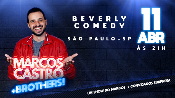 MARCOS CASTRO com o show MARCOS CASTRO + BROTHERS em São Paulo - Sympla