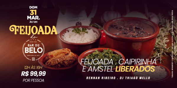 FEIJOADA BAR DO BELO em Rio de Janeiro - Sympla