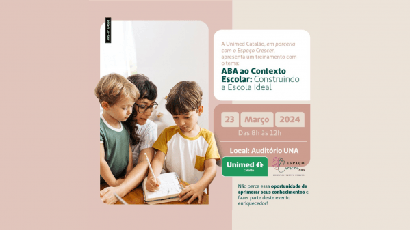 ABA ao Contexto Escolar: Construindo a Escola Ideal. em Catalão - Sympla