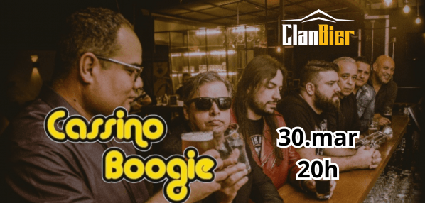 Cassino Boogie no Clan em Campo Grande - Sympla