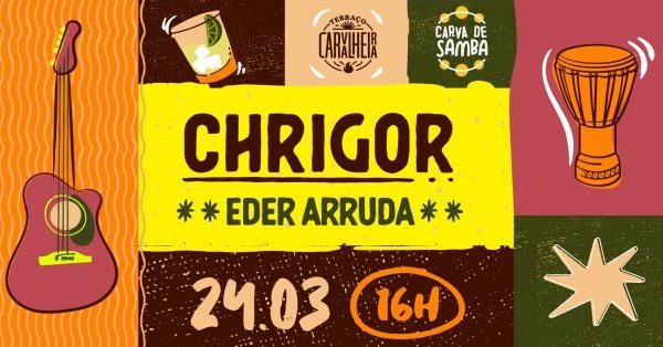 Carva de Samba com Chrigor em Recife - Sympla