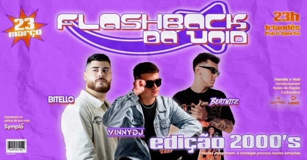 FLASHBACK DA VOID em Butiá - Sympla
