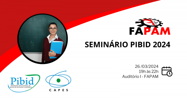 Seminário PIBID 2022 a 2024 em Pará de Minas - Sympla