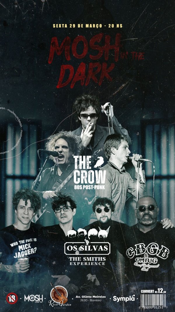 29/03 - 4° MOSH IN THE DARK em Belo Horizonte - Sympla