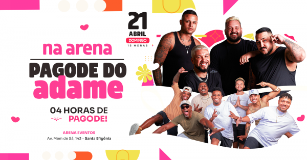Na Arena com Pagode do Adame e Resenha do Edgar em Belo Horizonte - Sympla