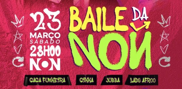 BAILE DA NON em Campo Grande - Sympla