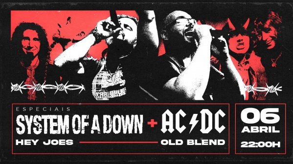 Especial Ac/Dc + system of a down em Porto Velho - Sympla