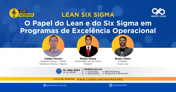 O PAPEL DO LEAN E DO SIX SIGMA EM PROGRAMAS DE EXCELÊNCIA OPERACIONAL - Grupo Lean Live #54 ...