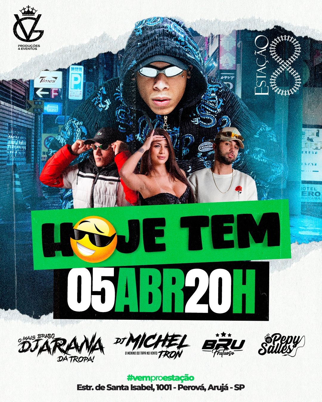 DJ ARANA - NO ESTAÇÃO 8 em Arujá - Sympla