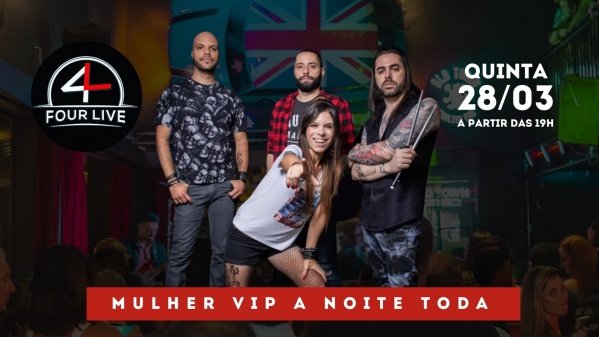4 Live no Old Town! (Mulher VIP a noite toda) em Santo André - Sympla