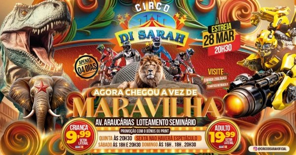 Maravilha-Sc Sexta 05/04 às 20h30 em Maravilha - Sympla