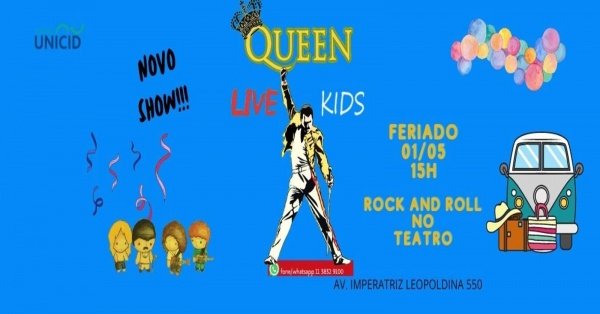 Queen Live Kids em São Paulo - Sympla