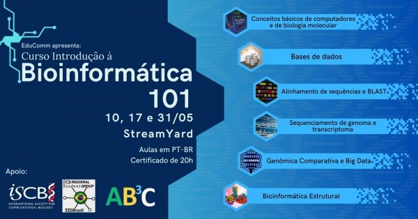 Introdução a Bioinformática (Bioinfo 101): Curso Inteiro - online - Sympla