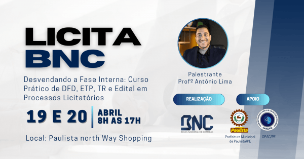 LICITA BNC em Paulista - PE em Paulista - Sympla