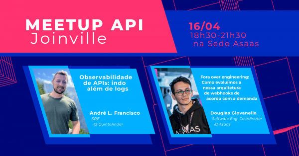 3º Meetup - API Joinville em Joinville - Sympla