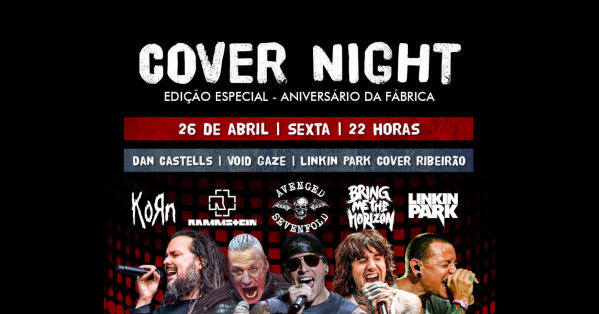 Linkin Park + Korn + Avenged Sevenfold e MUITO MAIS! COVER NIGHT em ...