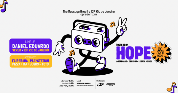 Tour 2024 - HOPE em Niterói - Sympla