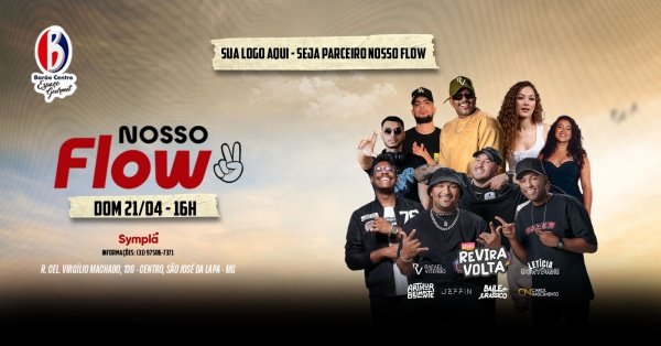 Nosso Flow - Luciano em São José da Lapa - Sympla