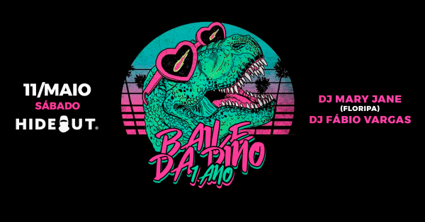 Baile da Dino 1 ano em Joinville - Sympla