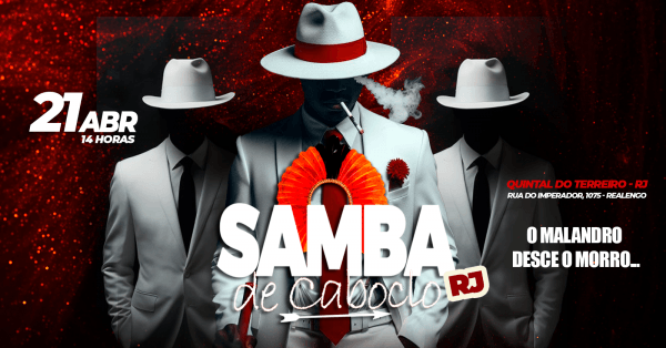 Samba de Caboclo - Quintal do Terreiro - Malandro desce o morro em Rio ...