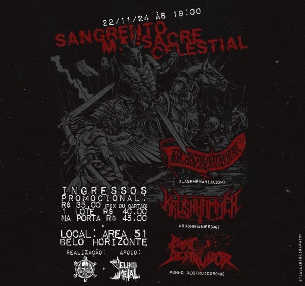 Sangrento Massacre Celestial em Belo Horizonte - Sympla