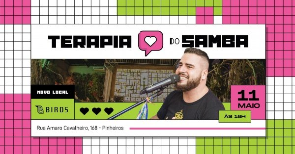 Terapia do Samba no BIRDS em São Paulo - Sympla