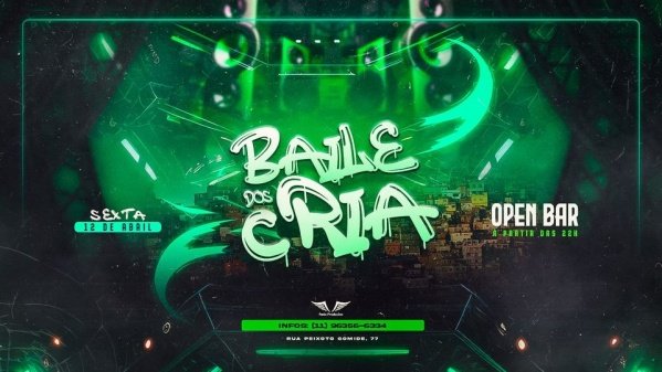 BAILE DO CRIA em São Paulo - Sympla