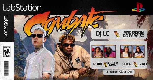 COMBATE com DJ LC, ANDERSON DO PARAISO e mais! | 20/04 em Belo ...