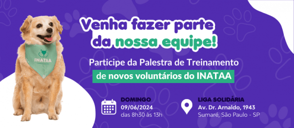 Palestra de Treinamento para Novos Voluntários do INATAA em São Paulo ...
