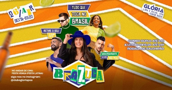 BRAZUCA: Tudo que rola no Brasil! Litrão $15 + Combo Duplo até 01h em ...