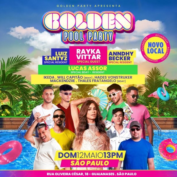 GOLDEN POOL PARTY em São Paulo - Sympla