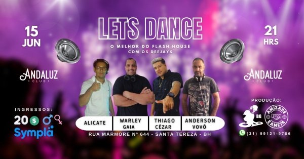 LETS DANCE em Belo Horizonte - Sympla