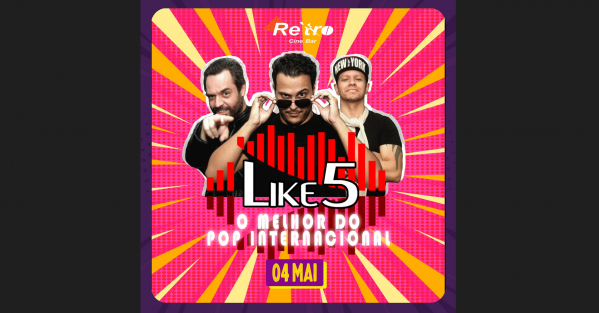 Banda Like 5 (BH) - Noite de Hits do Pop Internacional - em São João ...