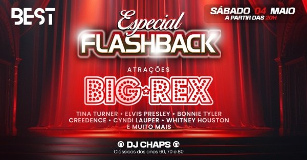 Especial FlashBack com Big Rex em Piracicaba - Sympla