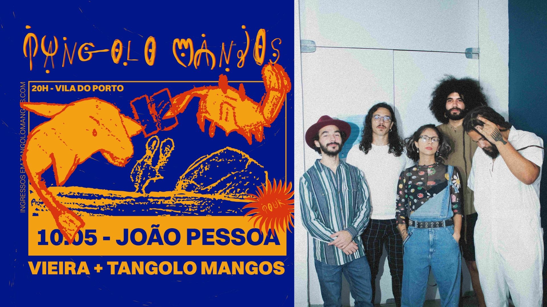 TANGOLO MANGOS + VIEIRA EM JOÃO PESSOA em João Pessoa - Sympla
