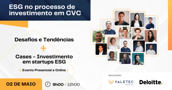 ESG no processo de investimento em CVC - Desafios, Tendencias e Cases de Investimentos em ...