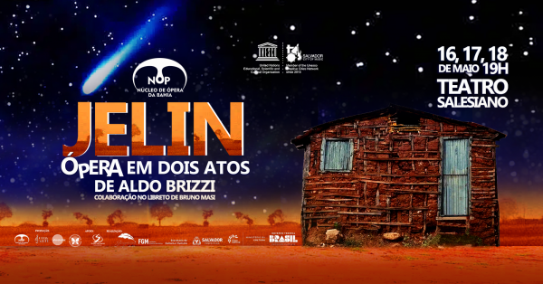 Jelin - ópera em dois atos de Aldo Brizzi em Salvador - Sympla