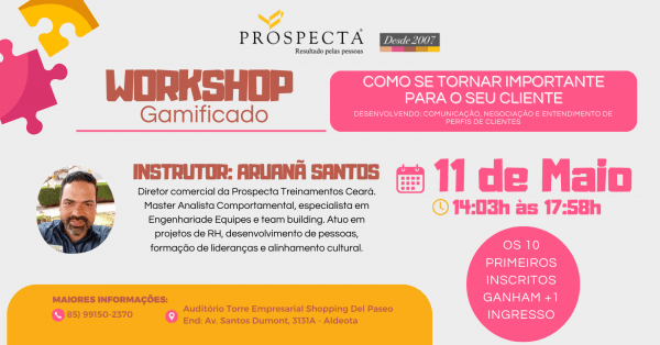 Workshop Gamificado Prospecta em Fortaleza - Sympla