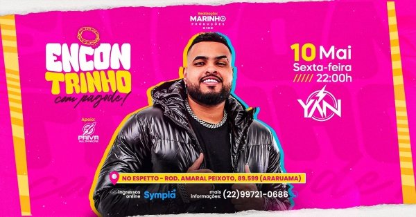 ENCONTRINHO COM PAGODE em Araruama - Sympla