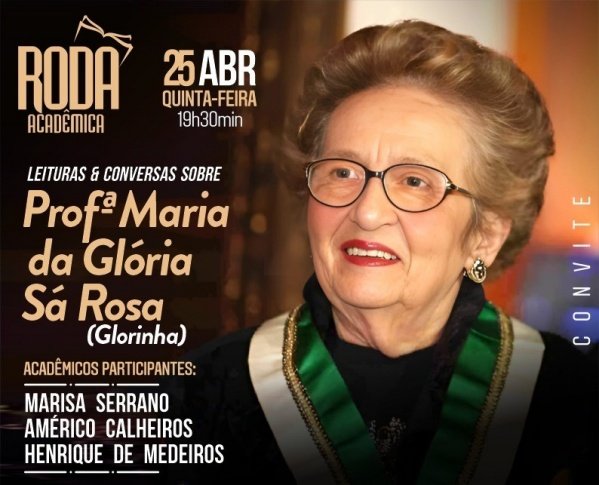 Leitura e Conversa sobre Profª Maria da Glória Sá Rosa em Campo Grande ...