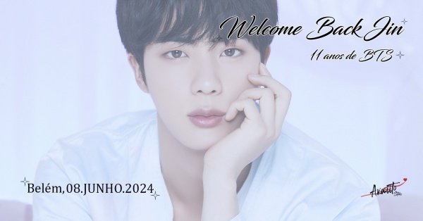 Welcome Back Jin! 11 anos de BTS! em Belém - Sympla