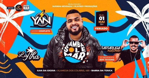 Quarta edição: Samba, Sol & Mar em Rio de Janeiro - Sympla