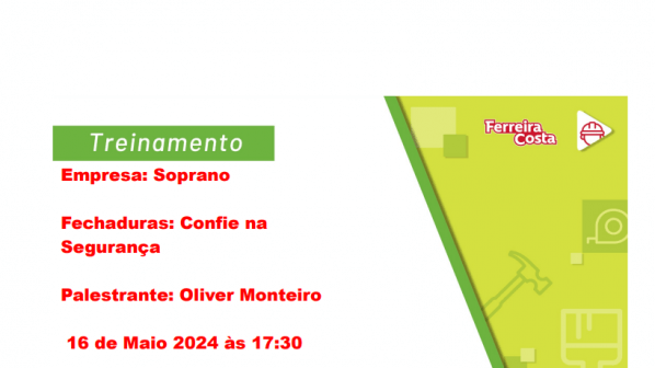 Fechaduras: Confie Na Segurança - Soprano em Salvador - Sympla