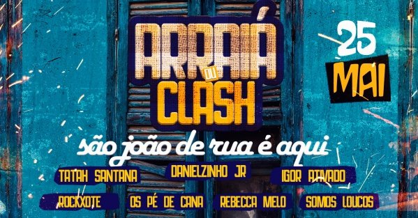 ARRAIÁ DO CLASH 2024 em Aracaju - Sympla