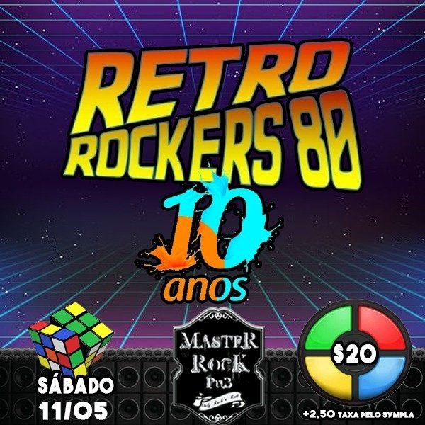 RETRO ROCKERS 80S em Batatais - Sympla